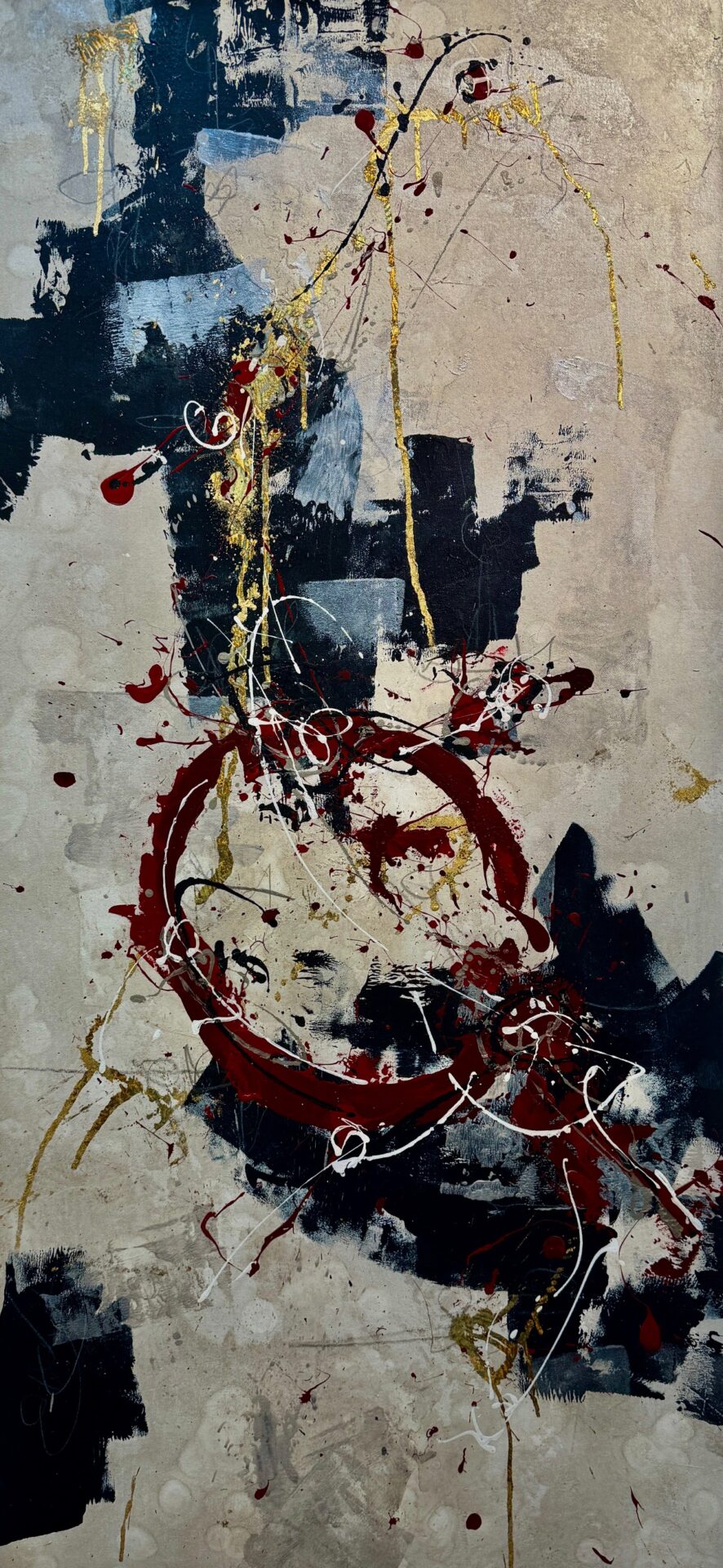 "Gravity Disconnect" 65 x 30 Canvas | Think Art Gallery
