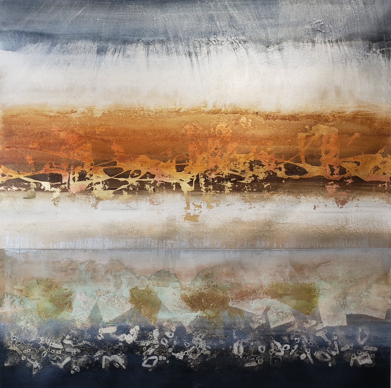 "Reverie" 40 x 40 Canvas | Think Art Gallery